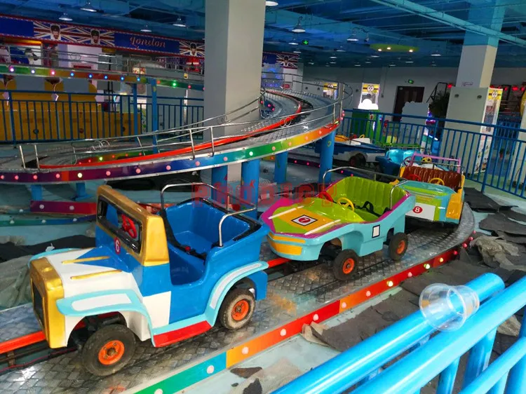Outdoor Playground Amusement Park Kiddie Ride Electric Track Train with ...