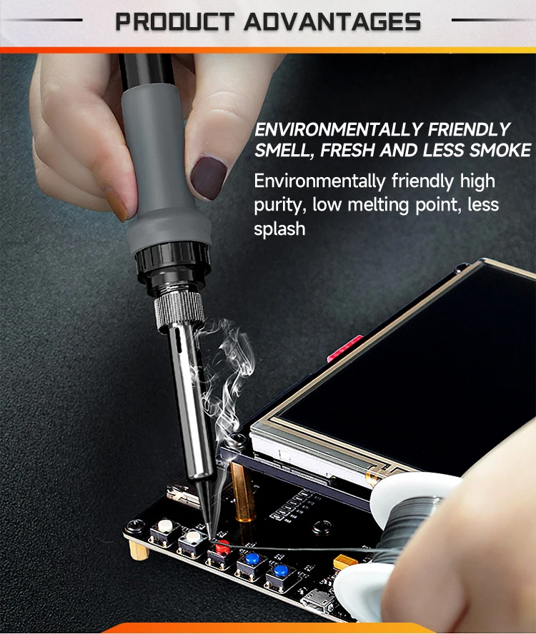 High Active Tin Soldering Wire 180g 1mm Diameter Sn63/pb37 Flux Rosin ...