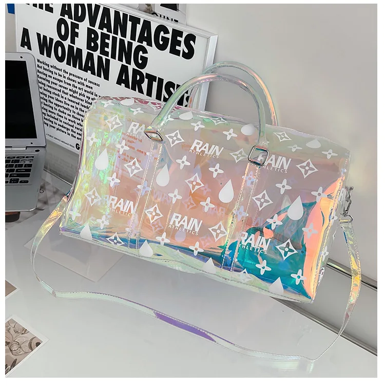 New Fashion Brand Designer Transparent Luxury Duffle Bag Custom Duffel ...
