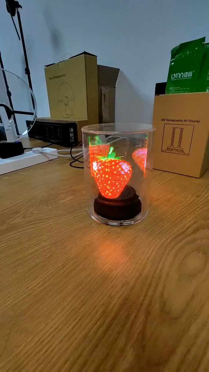 2023 New Design Holographic Projector Hologram 3d Fan Led Display 3d ...