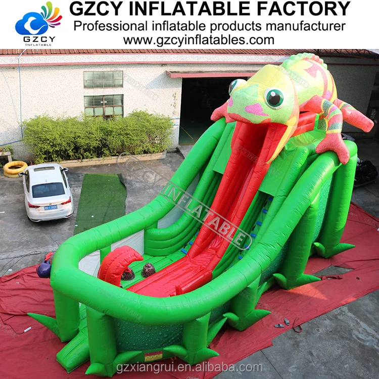 GZCY Inflatable Bounce Slide Game - Fun for Kids & Adults