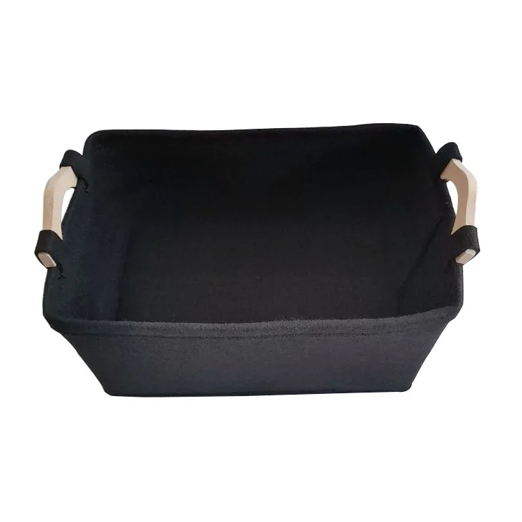 Storage Holders Organization Felt Storage Basket Simple Folding And ...