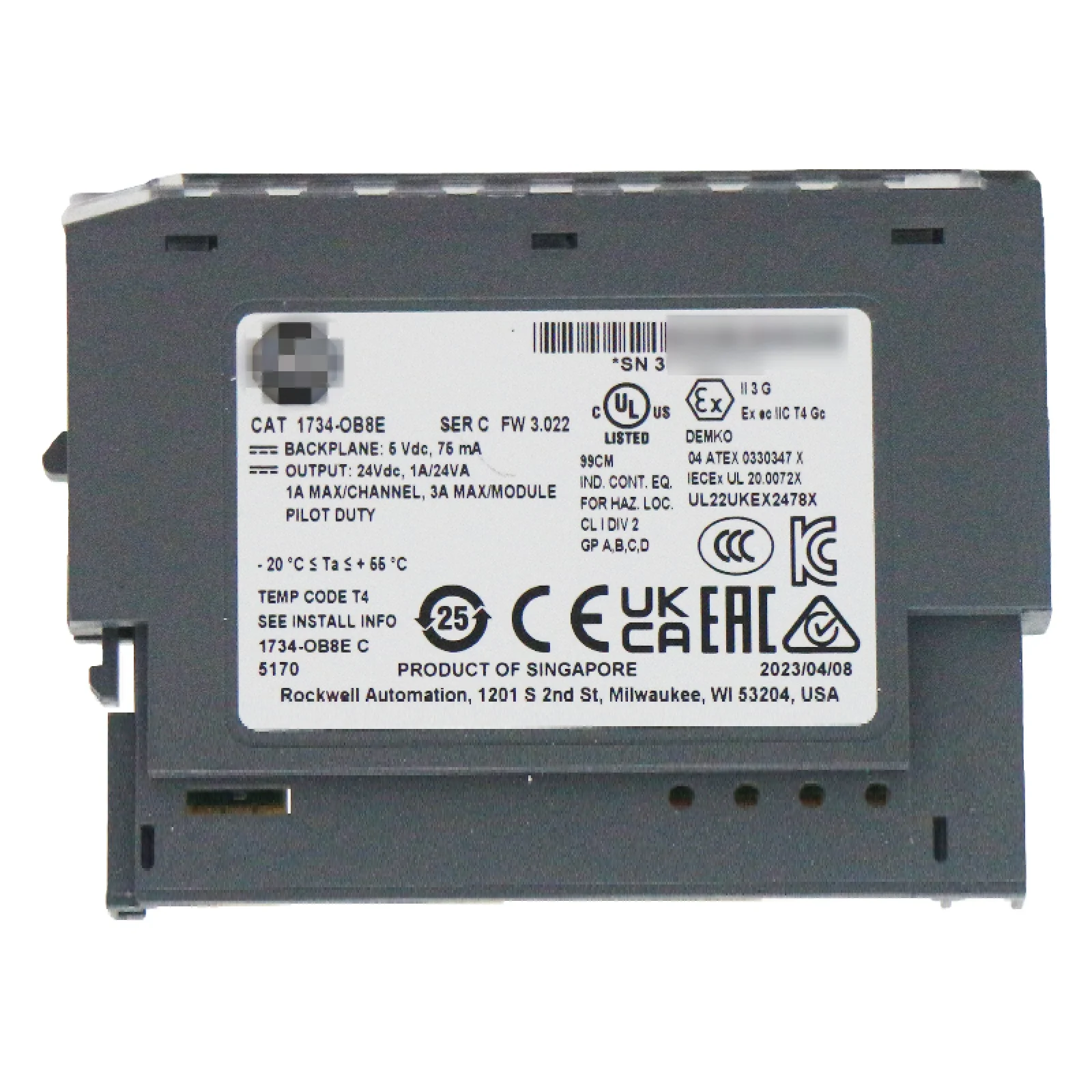 1734-ob8e Point I/o 8-channel Output Module 1734-ob8e - Buy 1747-sn ...