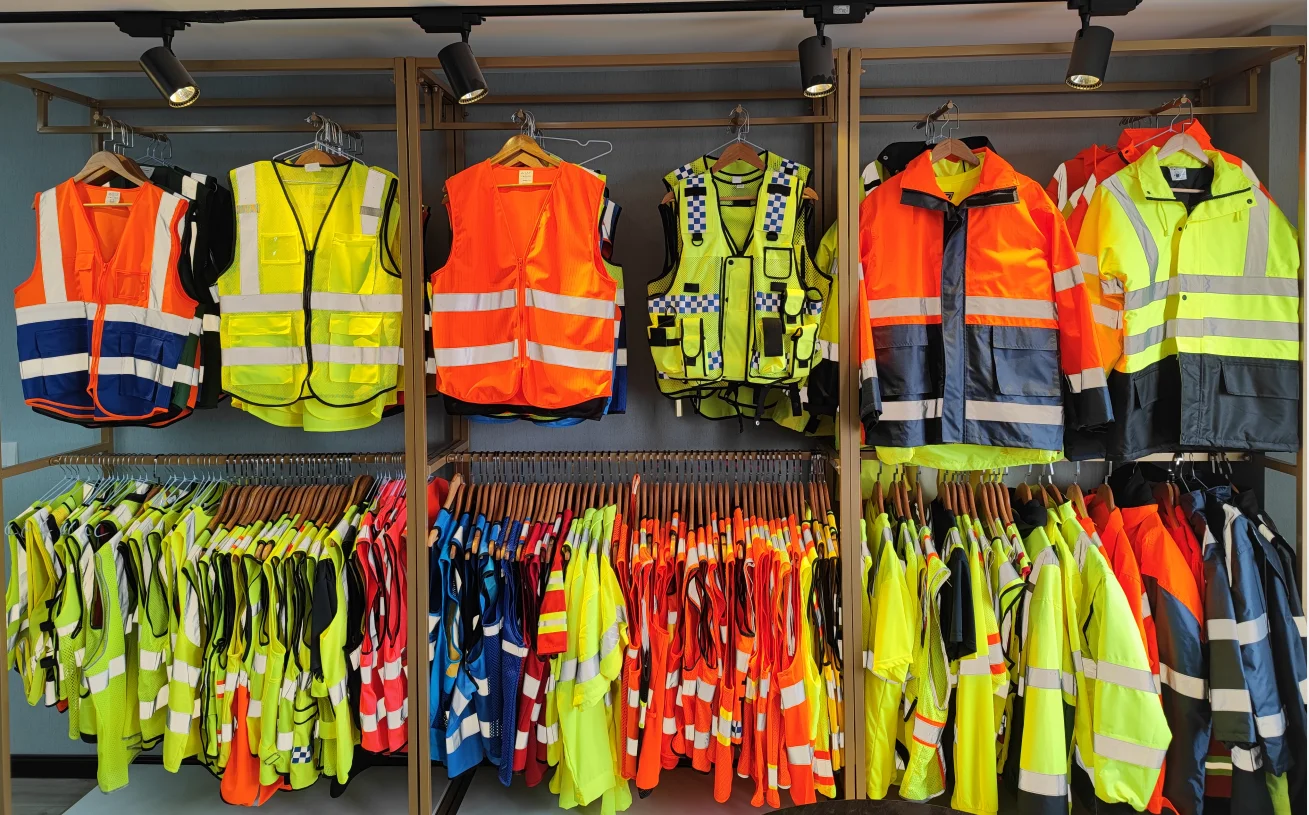 Fashion Hi-Vis Clothing Knitted Fabric Reflective Vest Reflective Multi ...