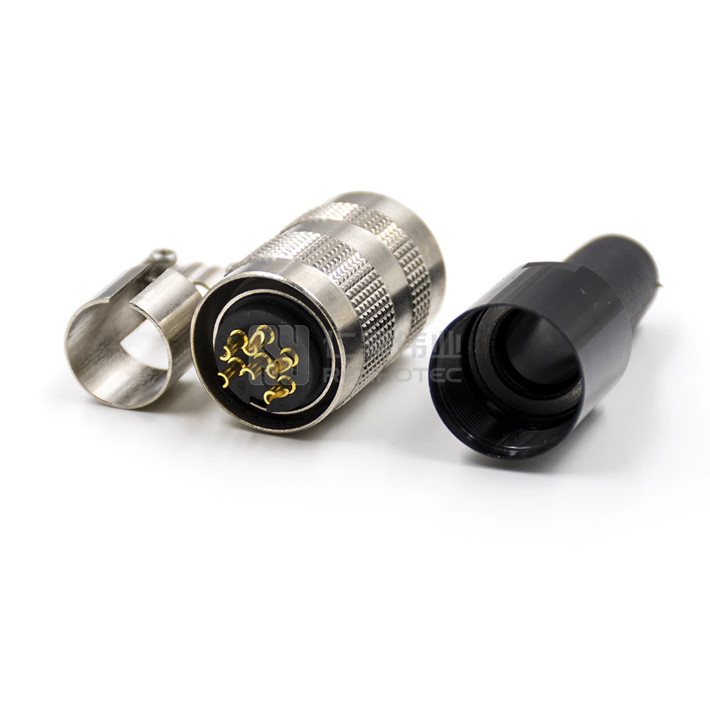 M16 Connector 6 Pin Cable Assembly Male Plug Circular Waterproof Ip67 ...