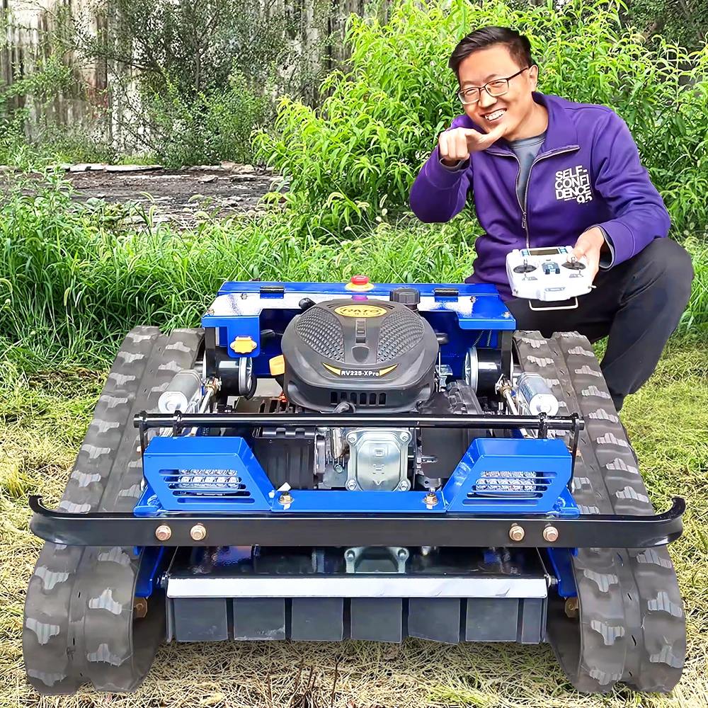 Alibaba.com: Mowers RC Slope Lawn Mower Tracked All Terrain Remote ...