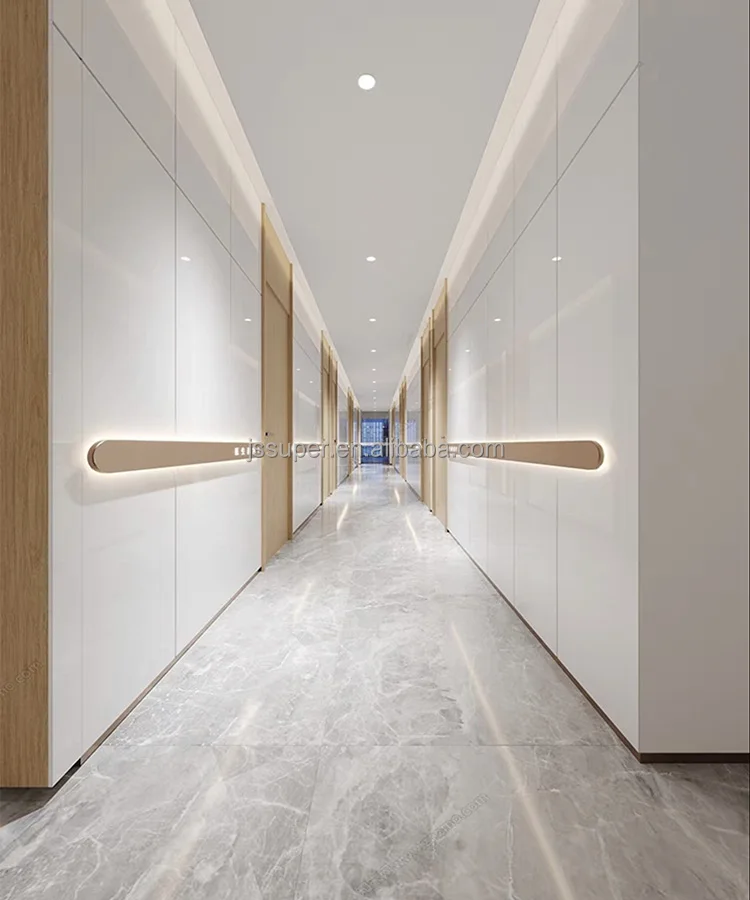 WPC Wall Panels Bamboo Charcoal Mirror White Wall Board