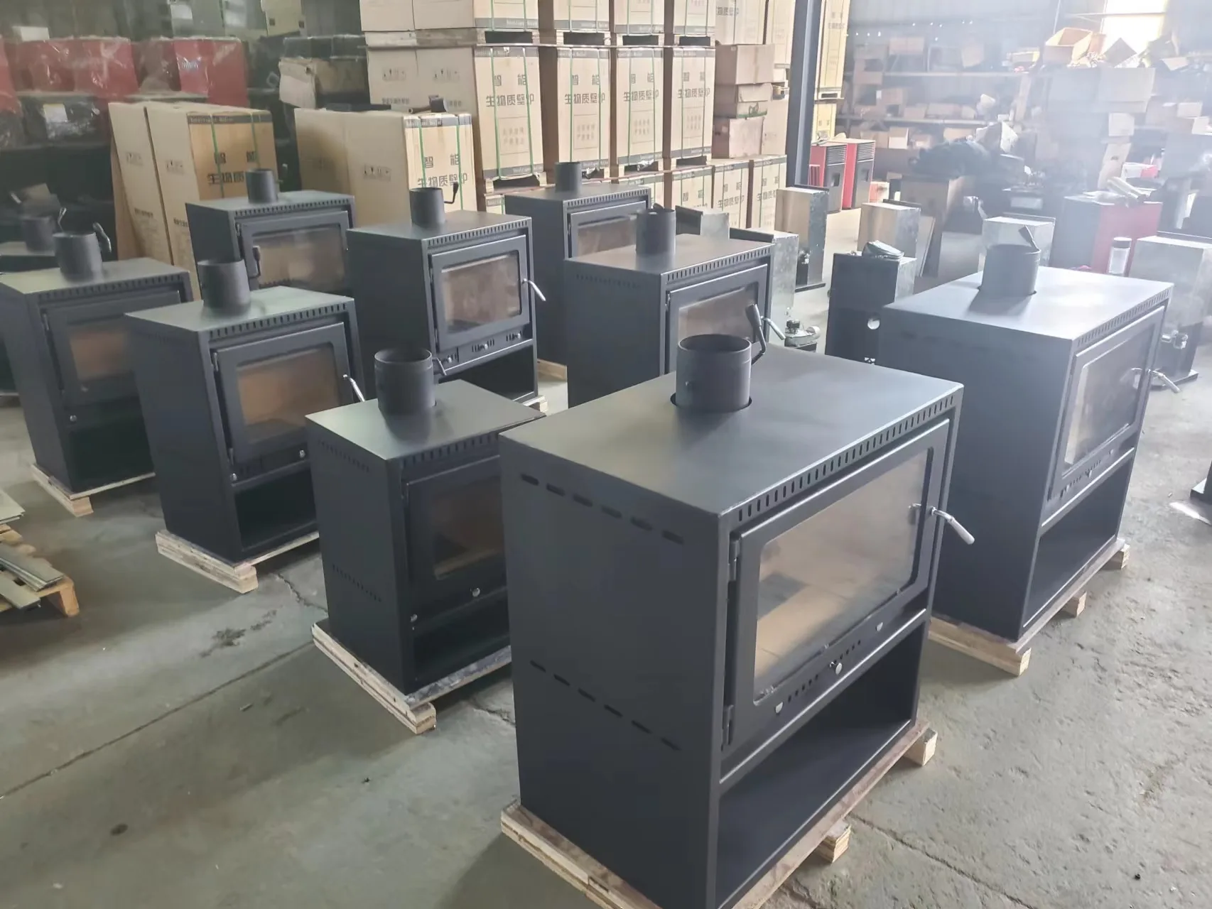 European Style Real Fie Wood Burning Stove Combines Ornamental And ...