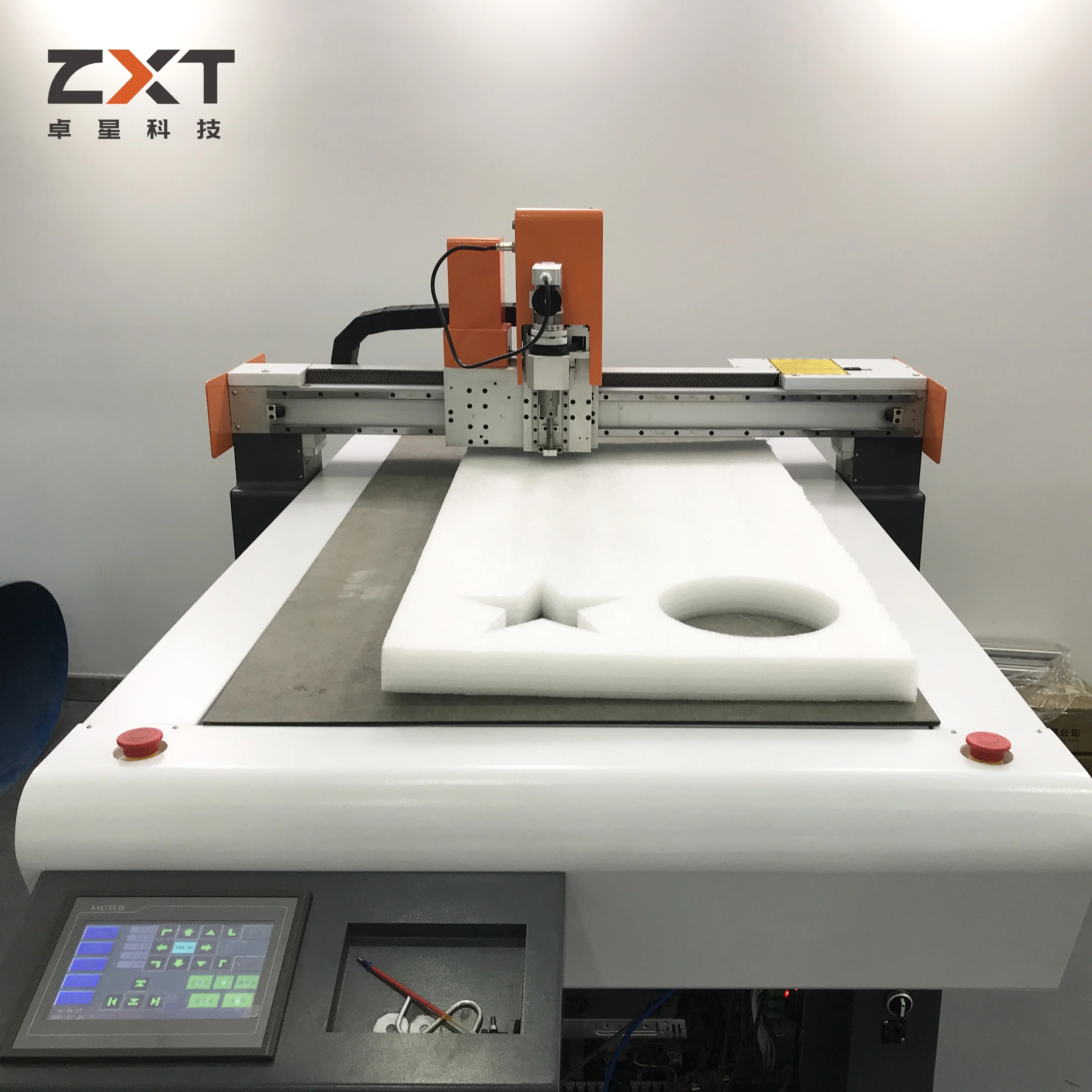 Automatic Flatbed Digital Acoustic Panel Eva Cutting Machine Cnc Foam ...