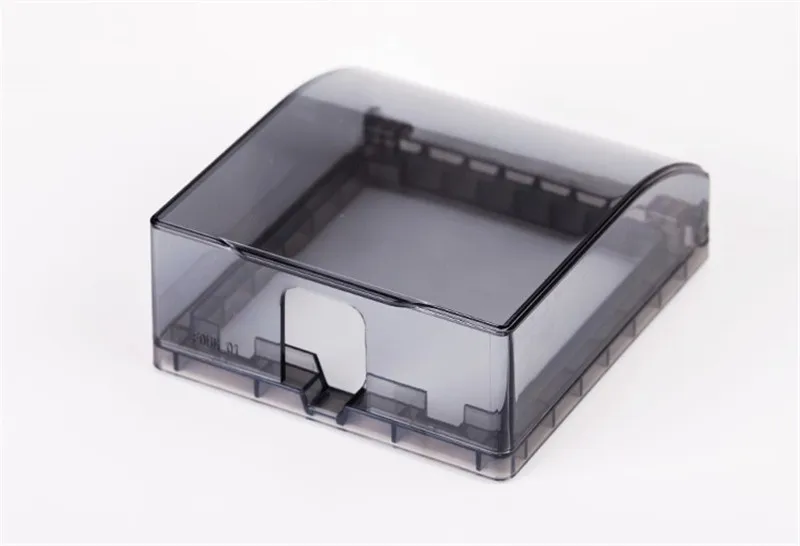 Bathroom Transparent Black Waterproof Self Adhesive Box Splash Proof 86 ...