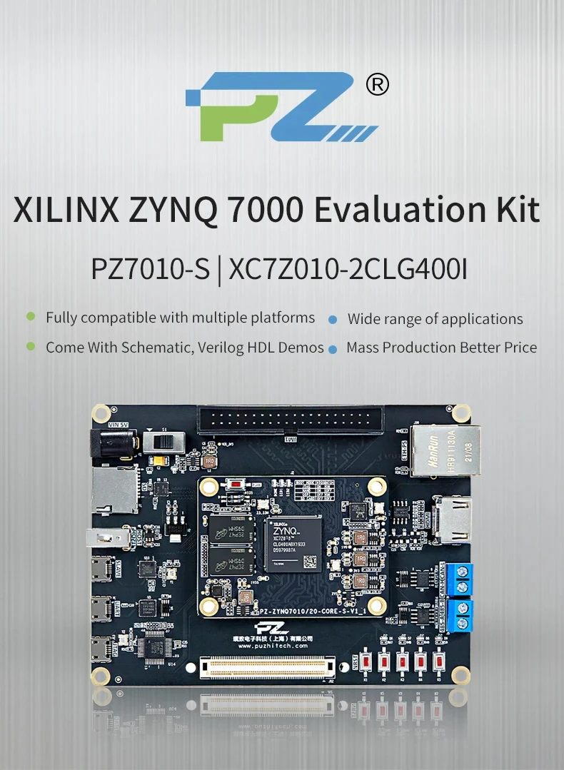 Puzhi 7010 Evaluation Kit - Xilinx Zynq-7000 Soc XC7Z010