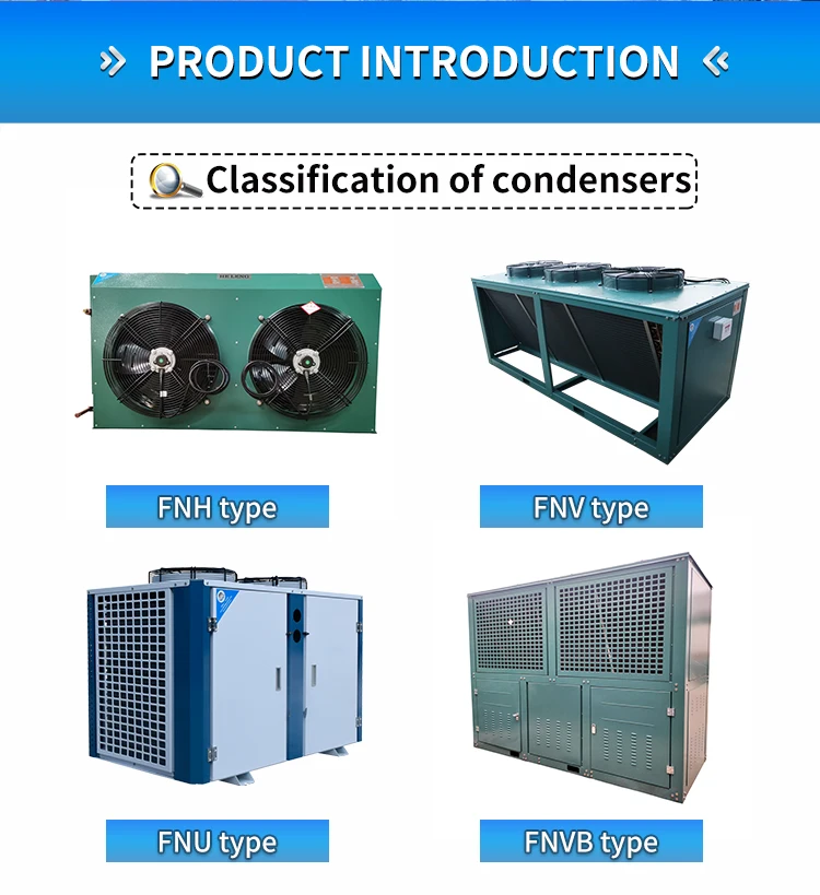 V-type Air-cooled Condenser Heat Exchange Area 200 Flat Fnv Condenser ...