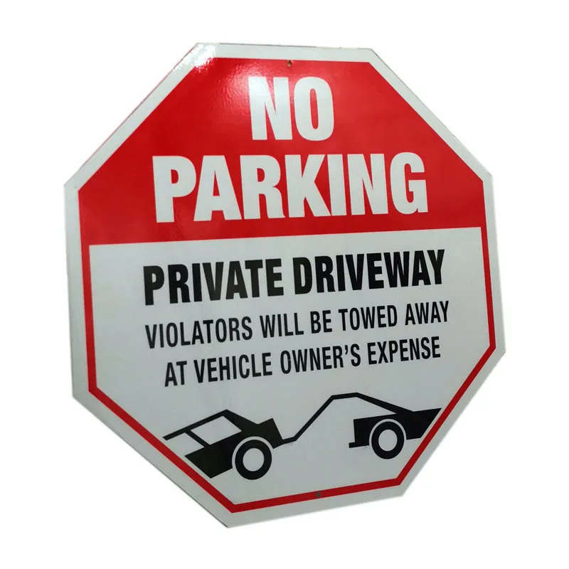 Custom Design Reflective Plastic PVC Aluminum Sign