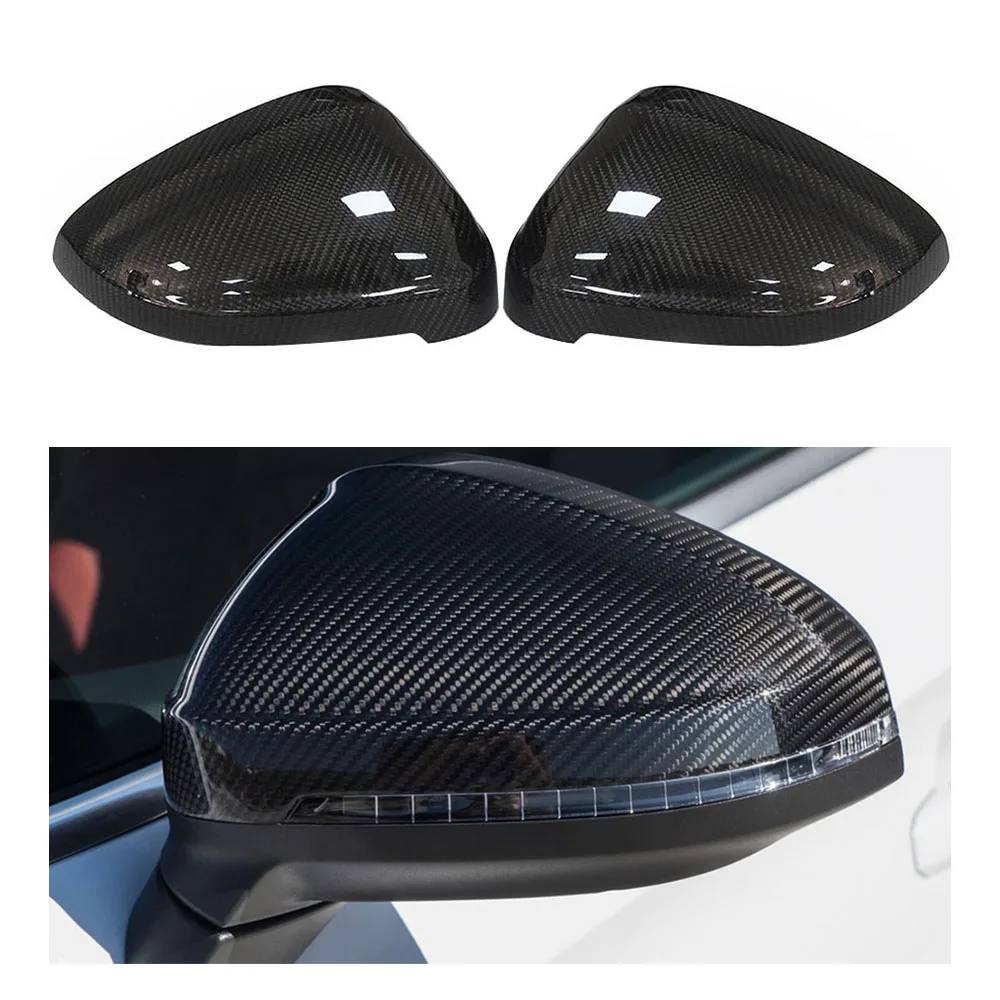 A4 B9 Carbon Fiber Car Mirror Cover for Audi S4 RS4 A5 S5 RS5 B9 2016 ...