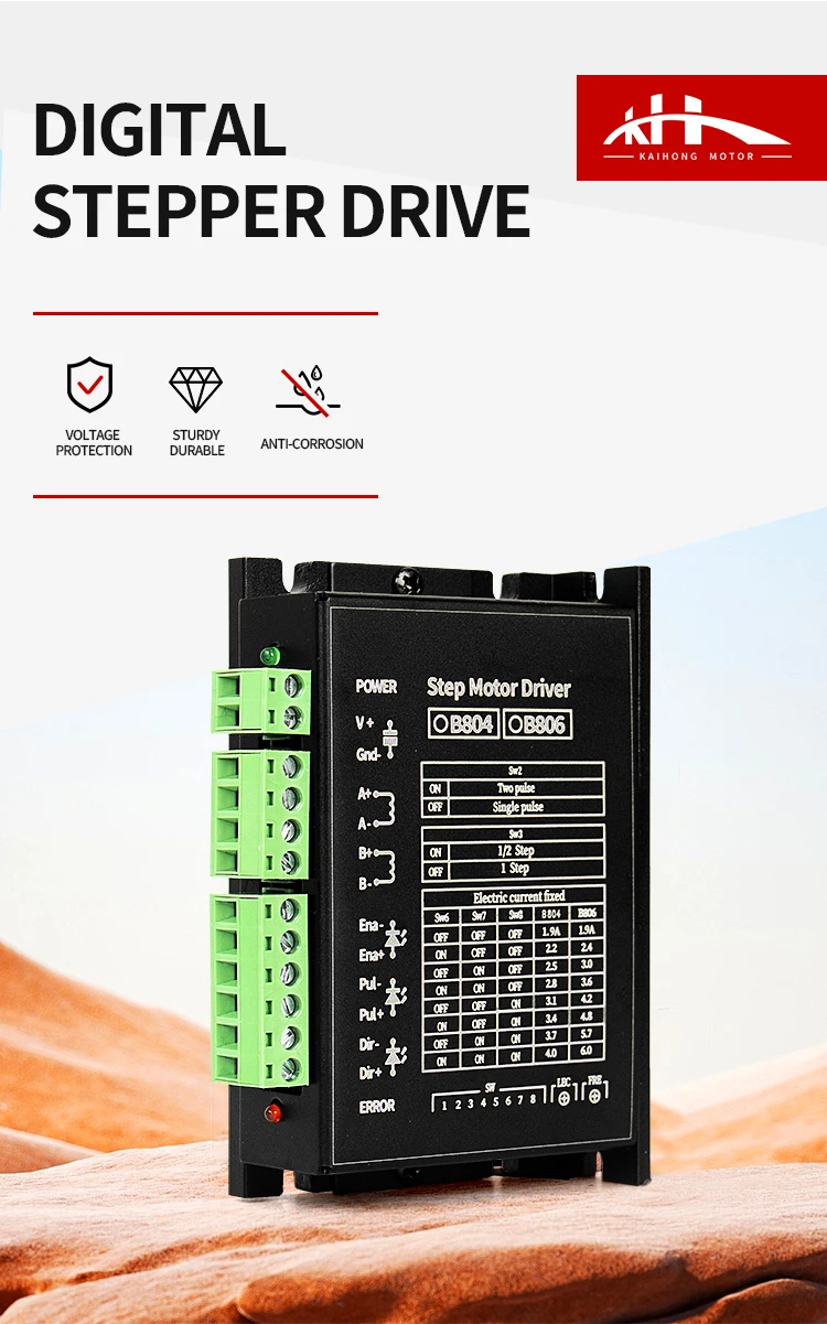 Kaihong B804-b806 12v/24v Nema 23 Stepper Motor Driver & Controller For ...