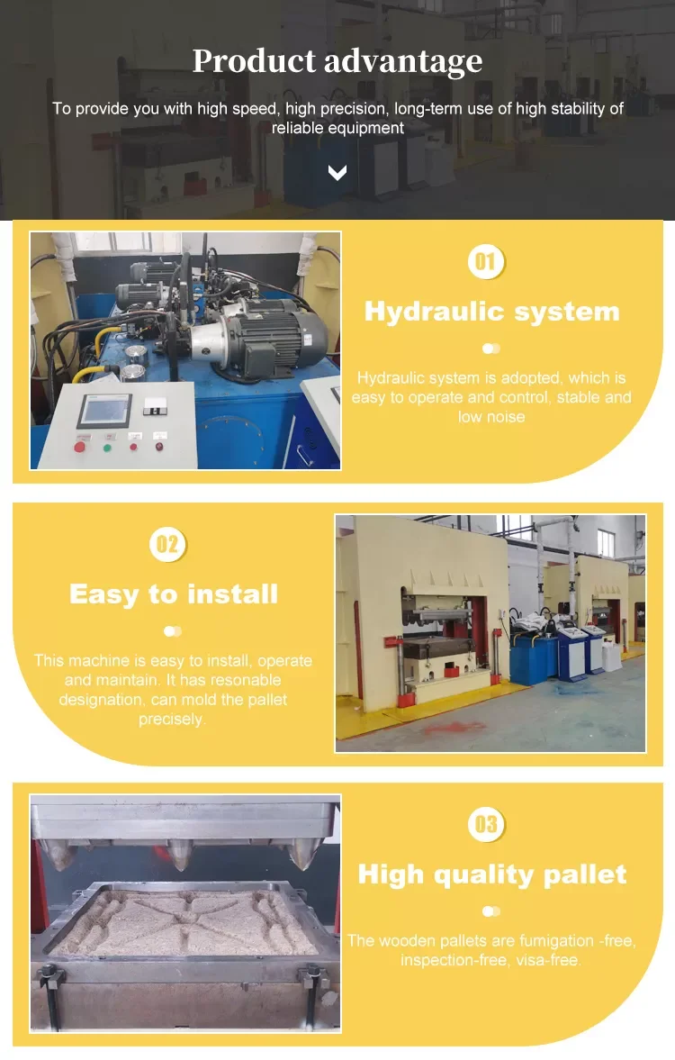 Wood Hydraulic Press Machine Wood Chips Press Machine For Wood Pallet ...