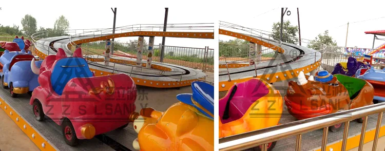 Popular Fairground Attraction Funfair Manege Kiddie Roller Coaster ...