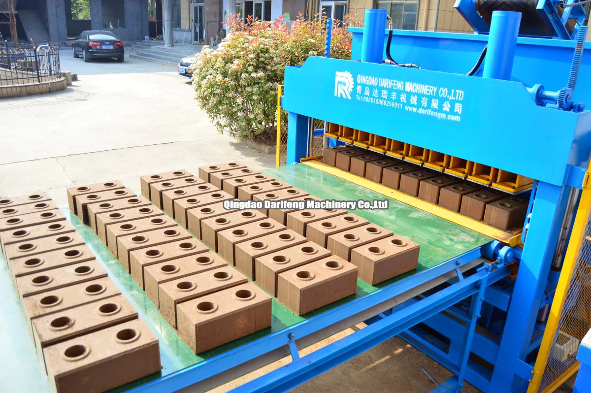DF10-10 Hydraulic Interlocking Brick Machine - High Prod