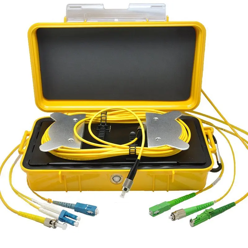 Waterproof OTDR Launch Cable Box - 500m to 2km Fiber Optic