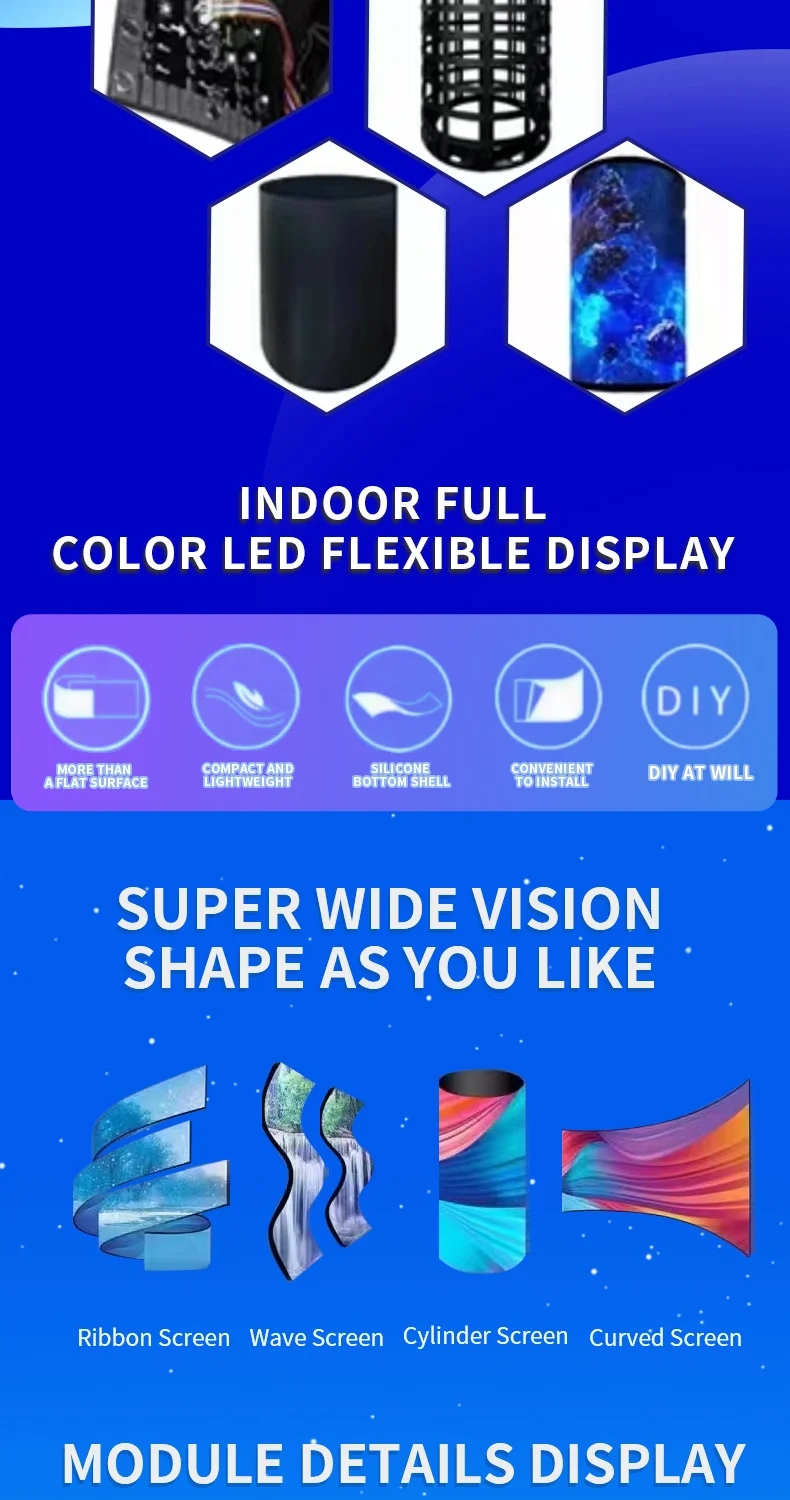 Customized LED Video Wall - Flexible & Full Color Display