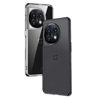 Crystal Clear Case For Oneplus 11 11r Rubber Gel Tpu Bumper Hard Back ...