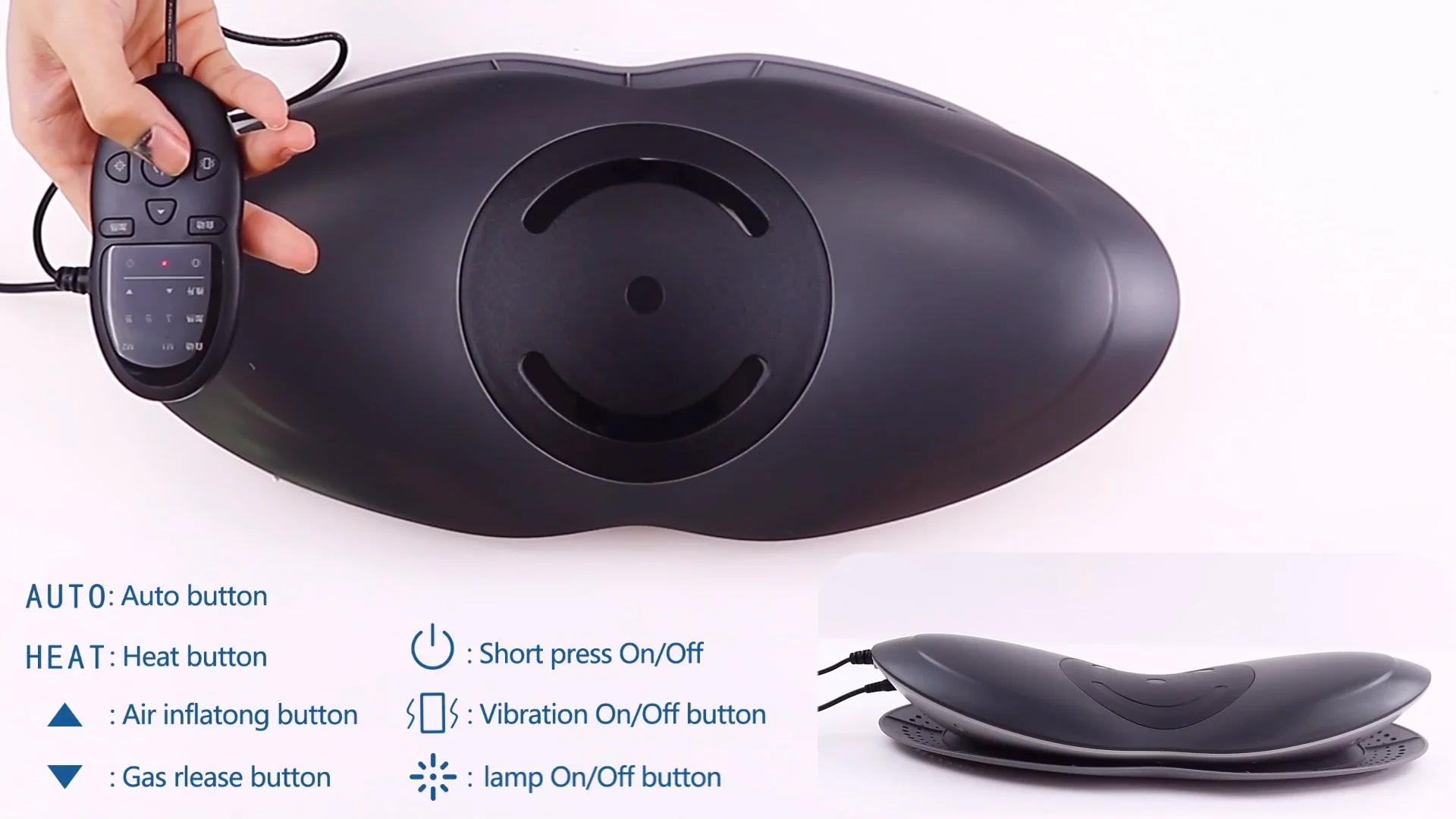 Adjustable Intensity Back Sciatica Pain Relief Electric Inflatable Back ...