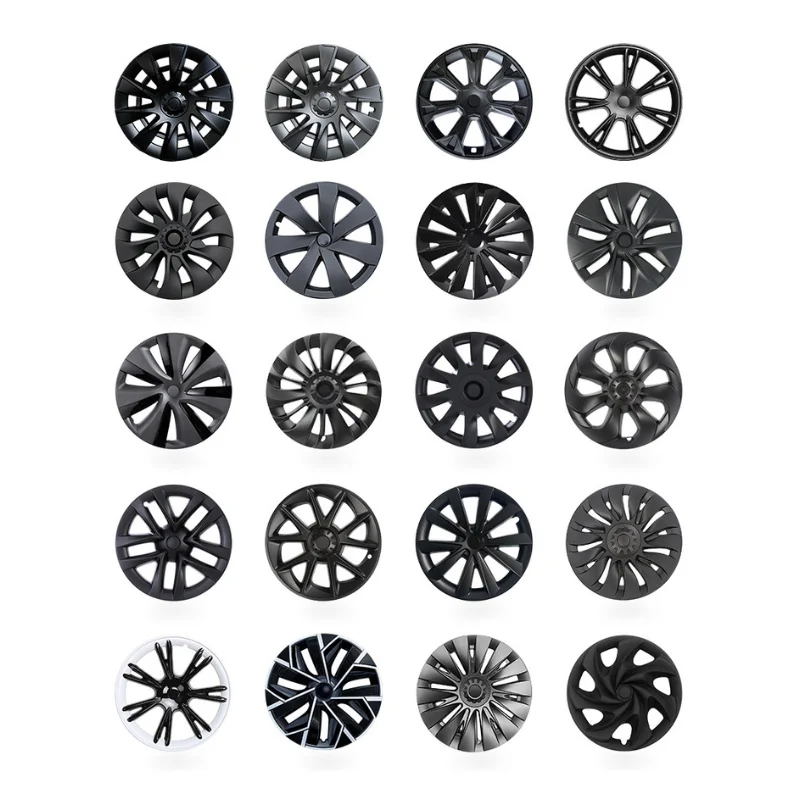 18-inch 19-inch Wheel Covers With Tesla Logo Stylish Product Type For ...