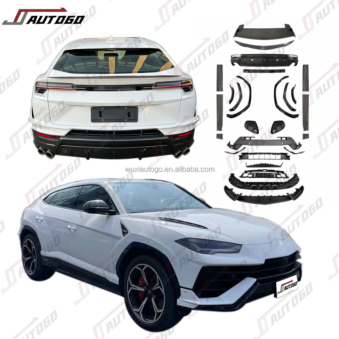 Facelift Refit Body Kit Dry Carbon Fiber Aerokit For Lamborghini Urus ...