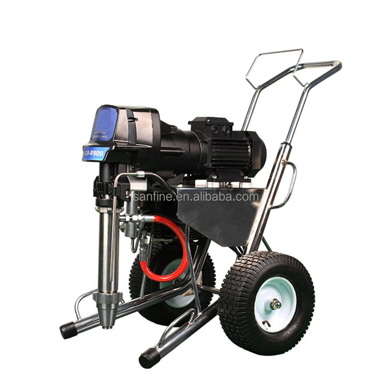 Electric Putty Sprayer Piston Pump Texture Paint Spray Gun Airless ...