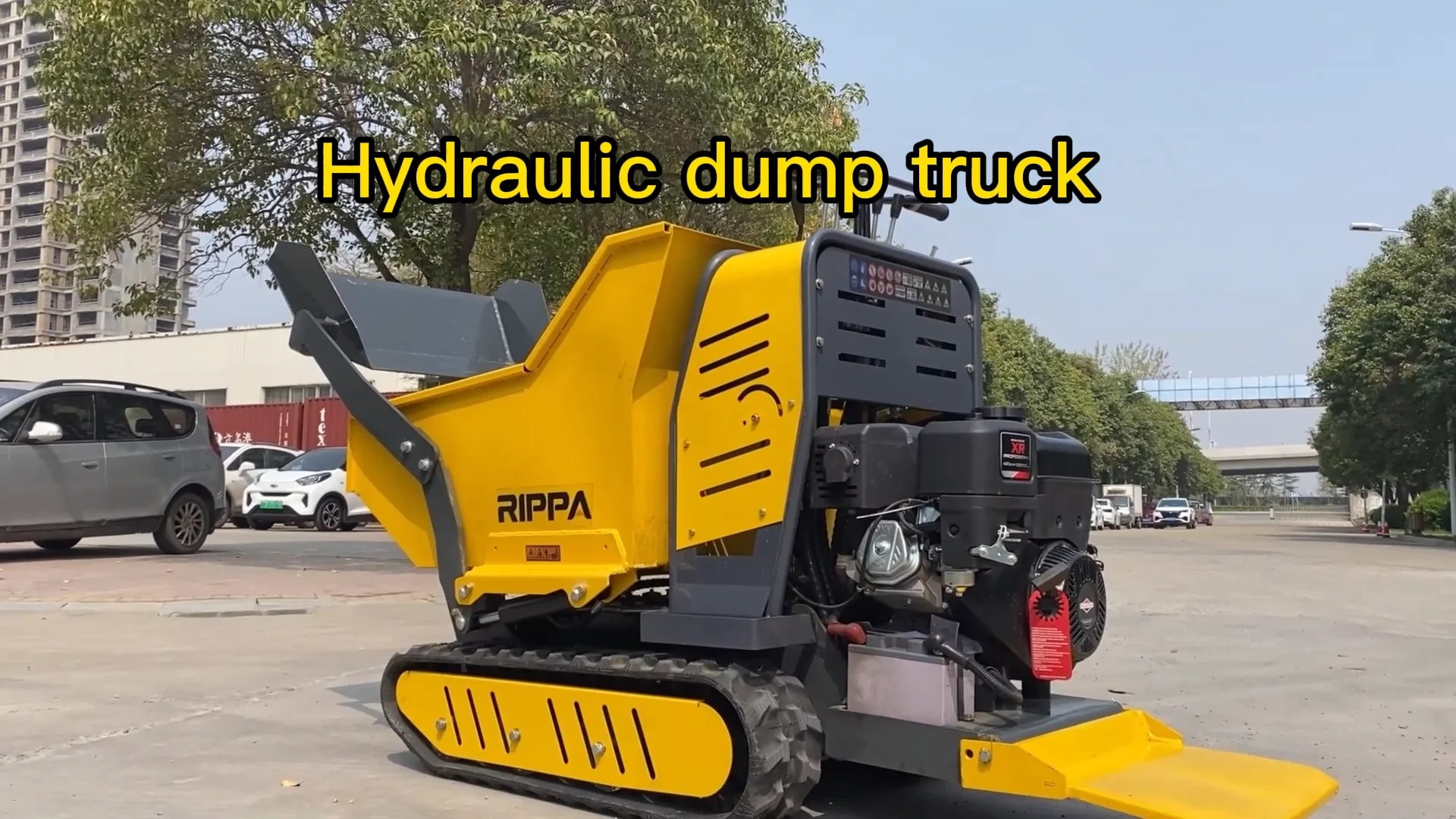 Rippa Mini Track Dumper 500kg 1000kg Mini Dump Truck Diesel Electric ...