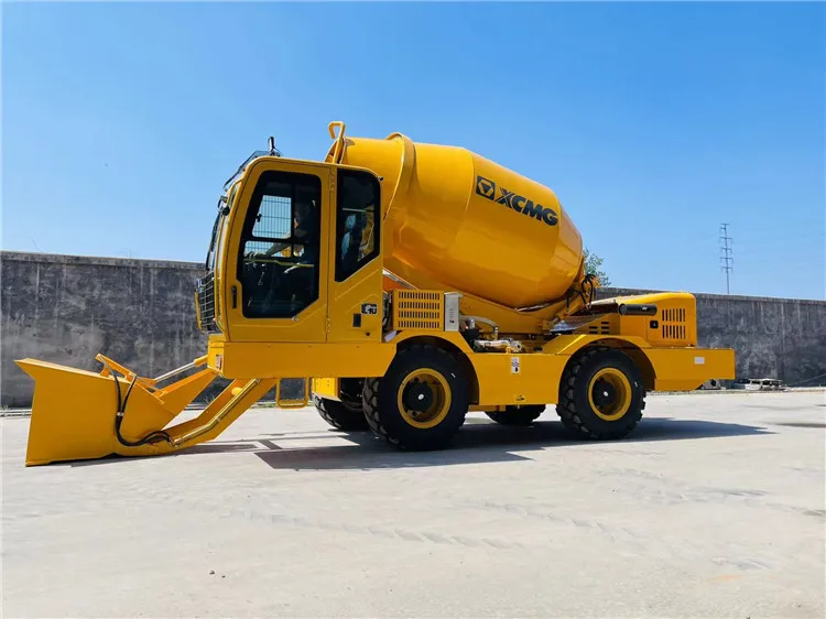 Xcmg 4m3 Self Loading Leveling Concrete Truck Mixer With High Quality ...