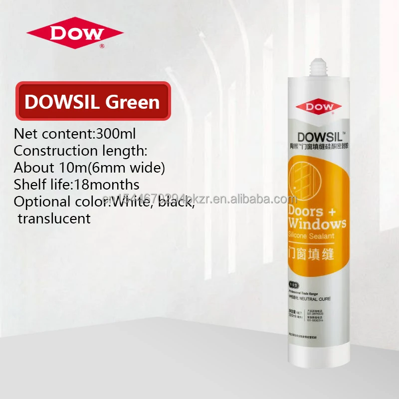 Dowsil Doors Windows 300ml White Transparent Paste Silicone Sealant For ...
