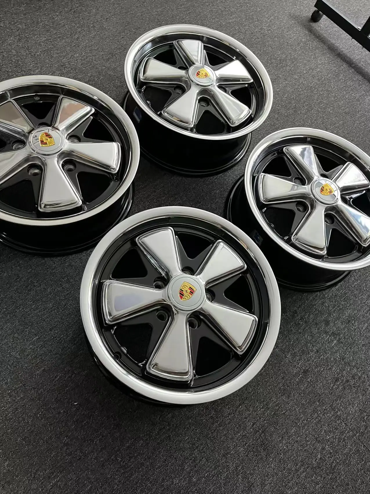 Tri Angle Fuchs For Porsche 911 912 914 Wide Five Fuchs Vw Beetle Wide ...