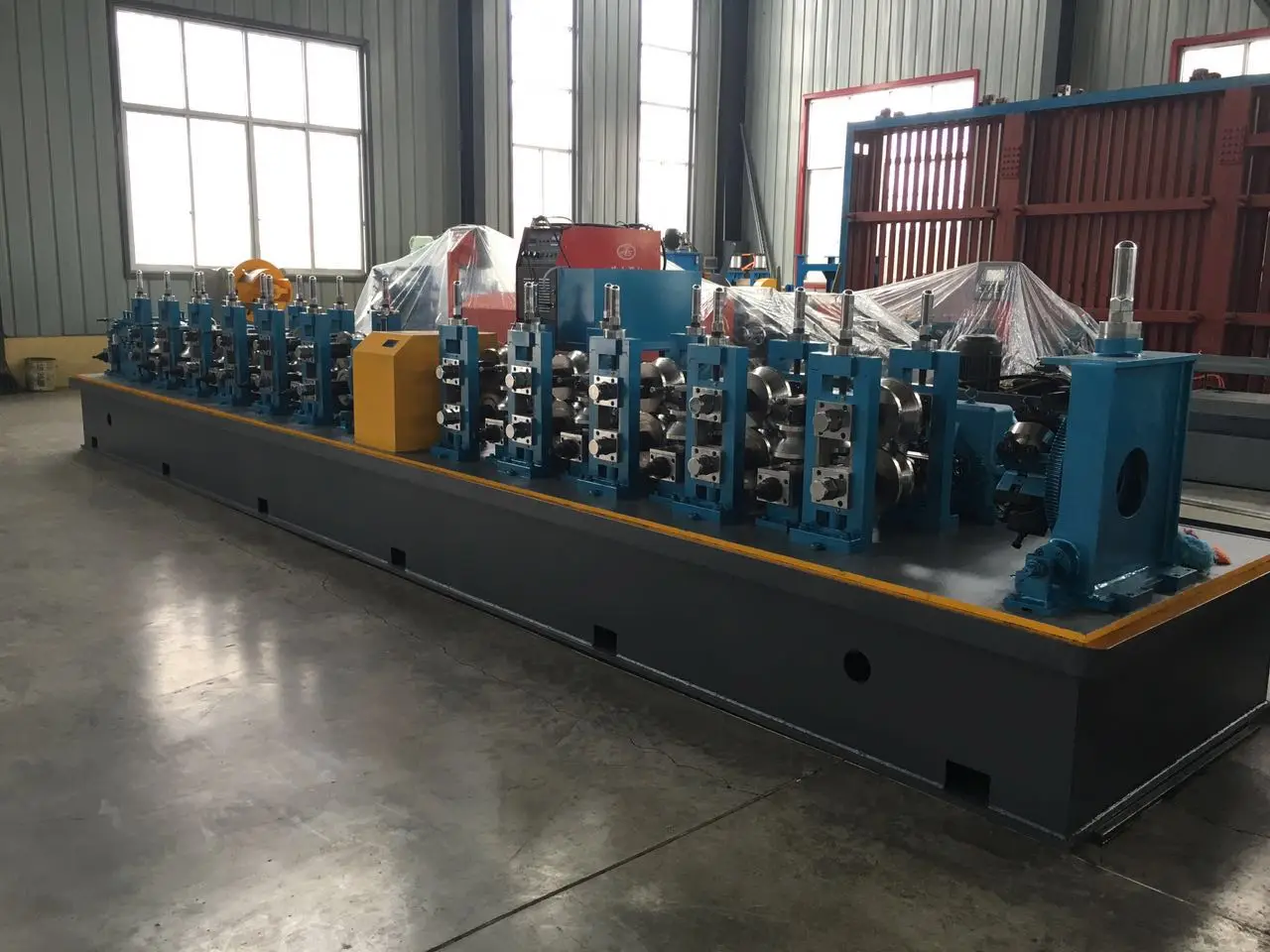 High Frequency Welded Round Square Pipe Machine by ZHONGTUO