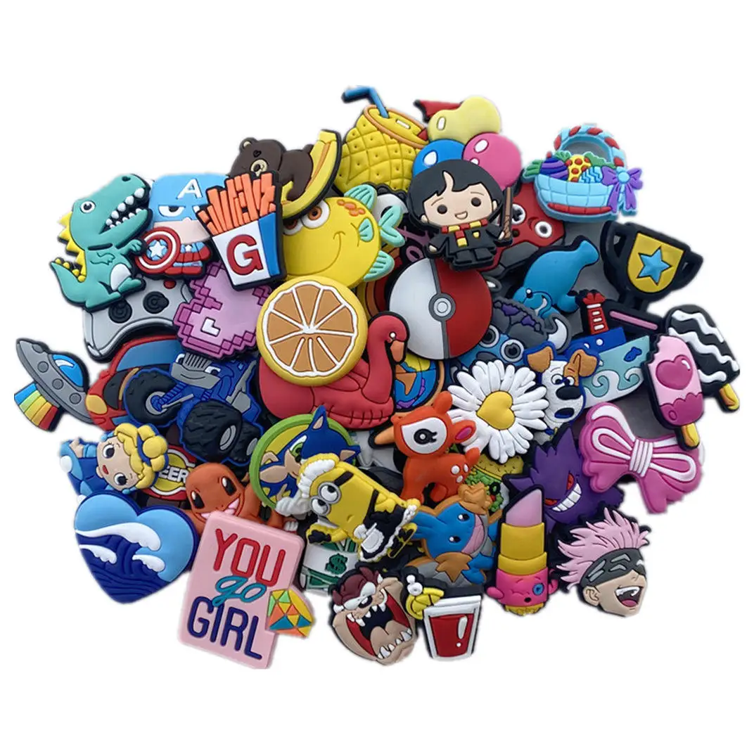 Fruit Bag Charm 36-Pack Wacky Shoe Charms - PVC Jelly Charms With ...