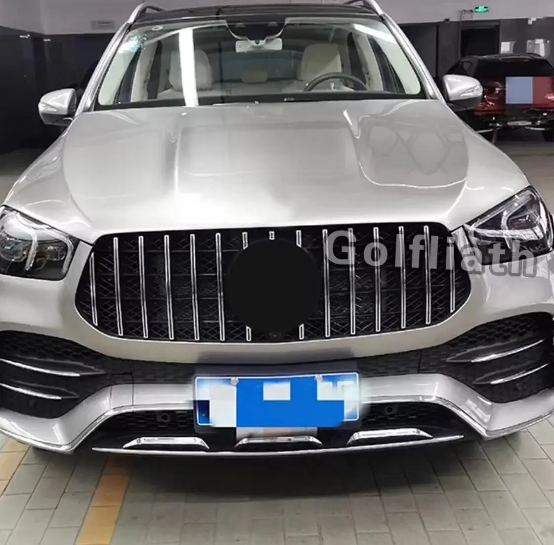 GT R Grille Front Mesh Grille for Mercedes Benz GLE W167
