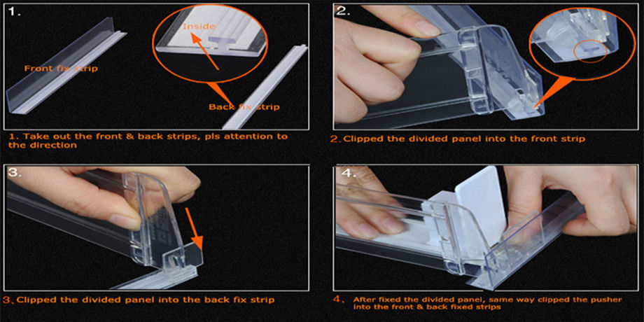 Spring Loaded Shelf Pushers - Efficient Product Management
