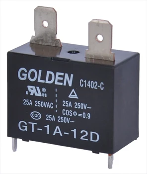 Golden Relay Gt-1a-12d 25a 1hp 2hp Tv-112vdc Spno Plug-in Mini 4 Pins 0 ...