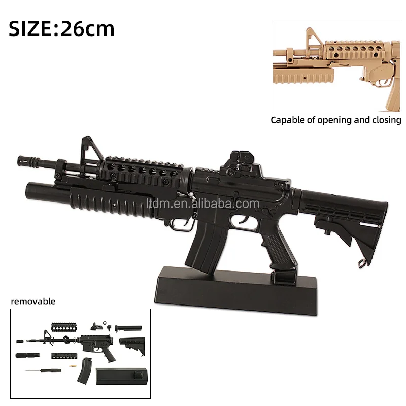 Toy Guns for Adults RPK Assemblable Metal Collection Boys Men Christmas ...
