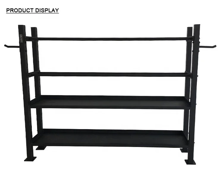 OKPRO Gym Equipment Kettlebell Rack - Durable & Foldable