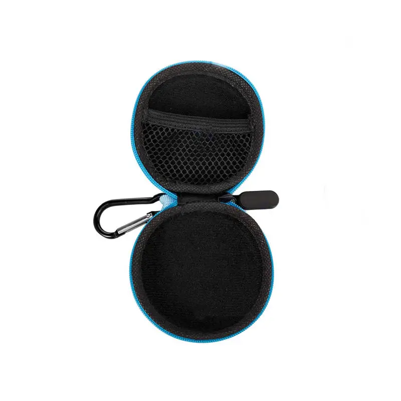 Customized Storage Shockproof Headphone Box Eva Blue Zipper Headphone ...