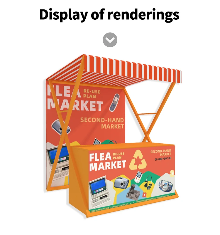 Collapsible Booth Kiosk Tent - Perfect for Market Stalls