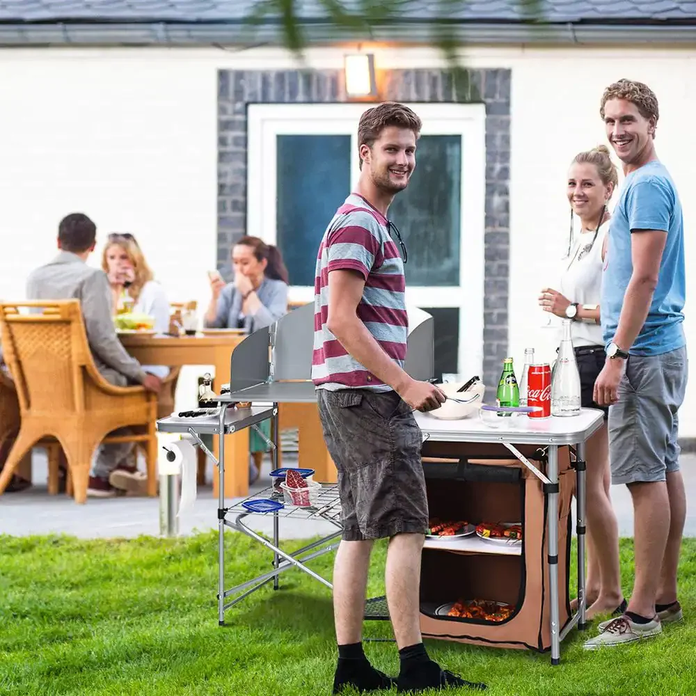 Outdoor Portable Kitchen Station - Ideal for Camping & Picnics