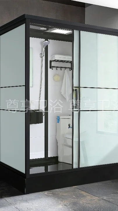 Portable Complete Modular Plastic Bathroom Unit Sets Shower And Toilet ...