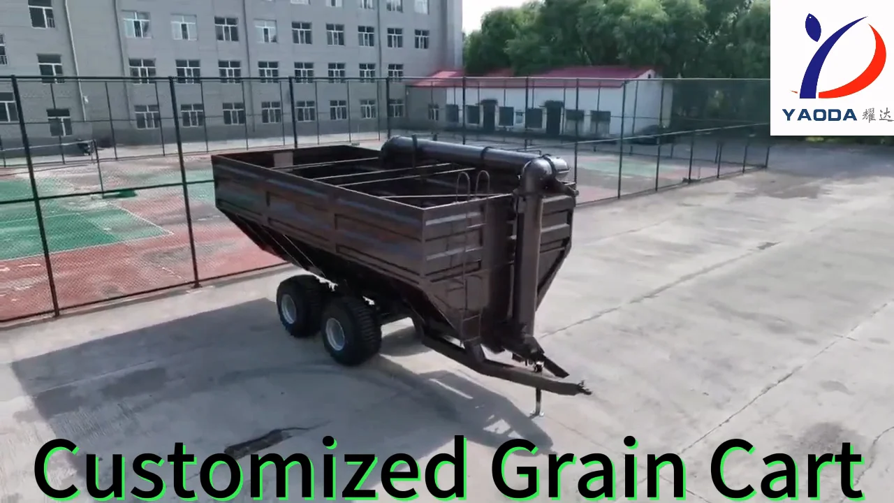 Bulk Grain Carrier Tank Automatic Sprayer Trailer Grain Carts For ...