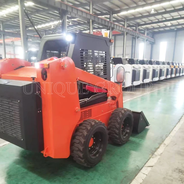 Mini Track Loader 25hp Diesel Engine Skid Steer With Bucket Wheel - Buy ...