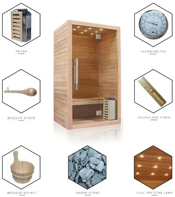 Dry Steam Room Accessories Sauna Stone 16KG Durable Sauna Rock High ...