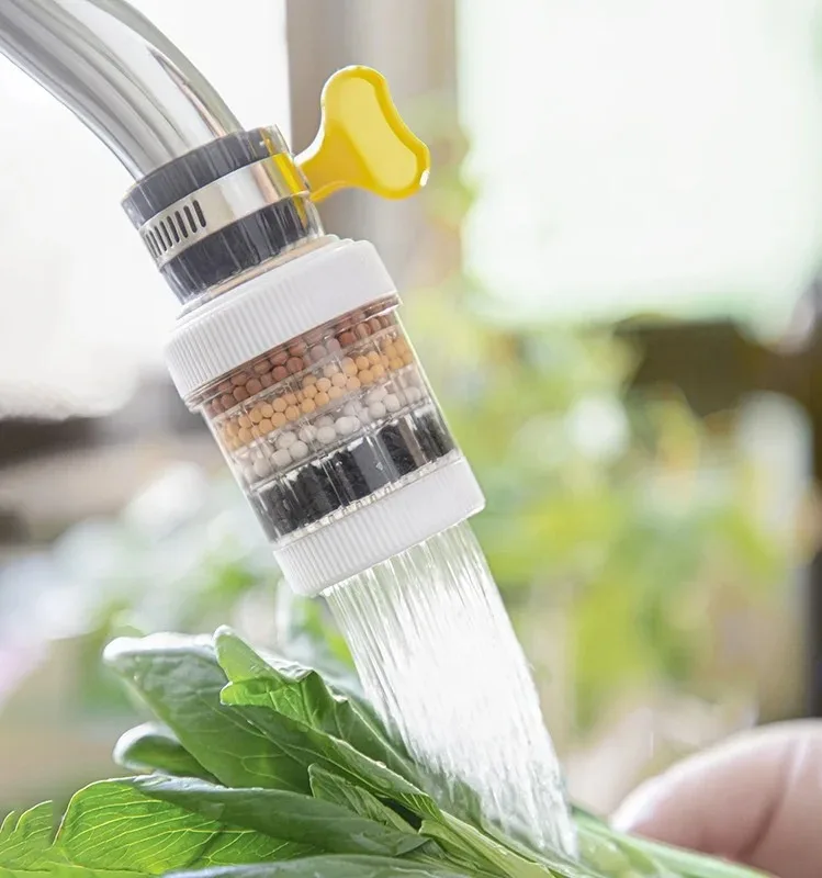 Universal Rain Tap Water Filter Guard Faucet Purifier With Adpator ...