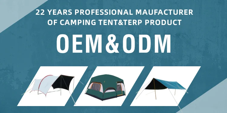 Factory Customized Logo With Your Drawing Outdoor Camp Tent Tarp Canopy ...