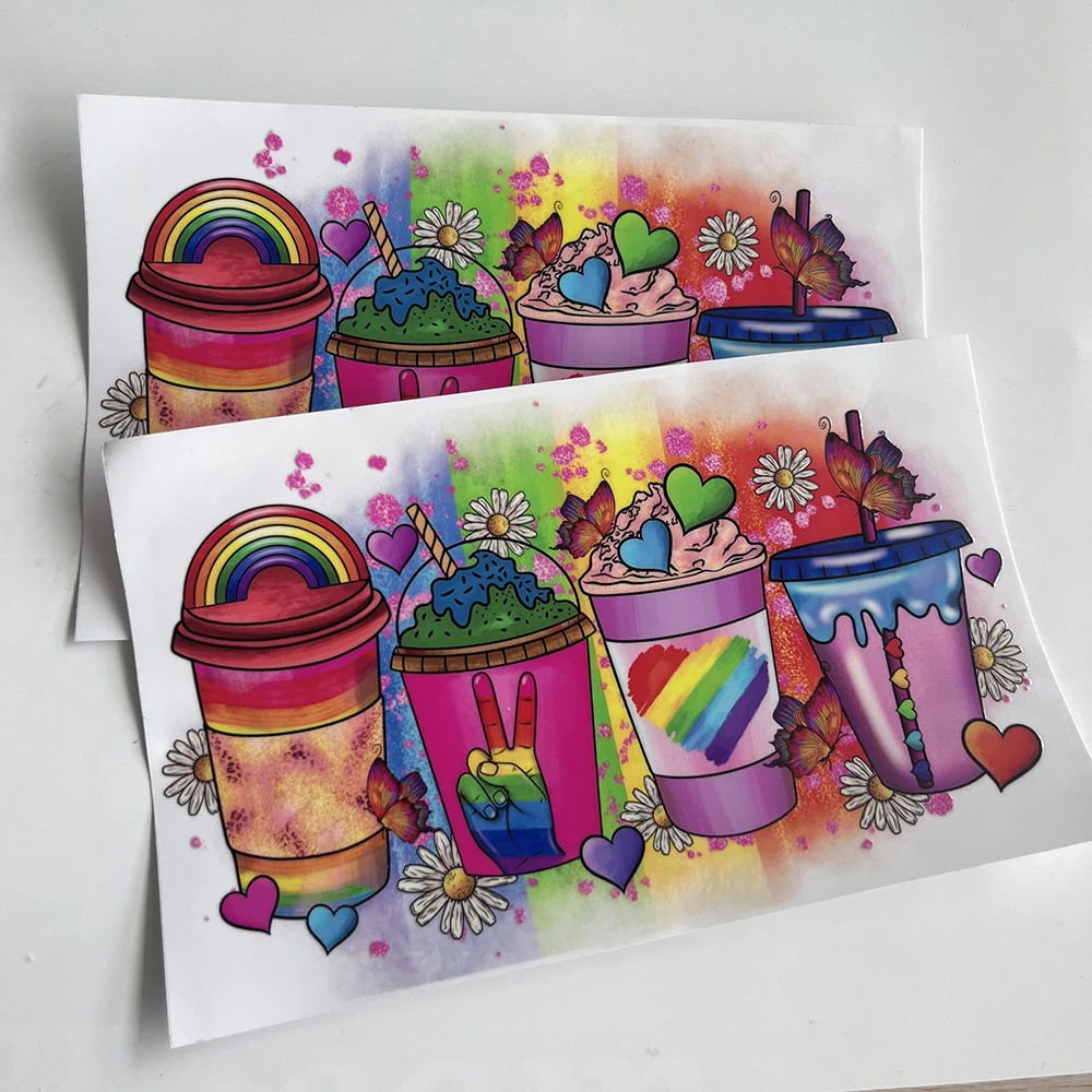 Wholesale Custom 16 Oz UV DTF Cup Wrap Transfers